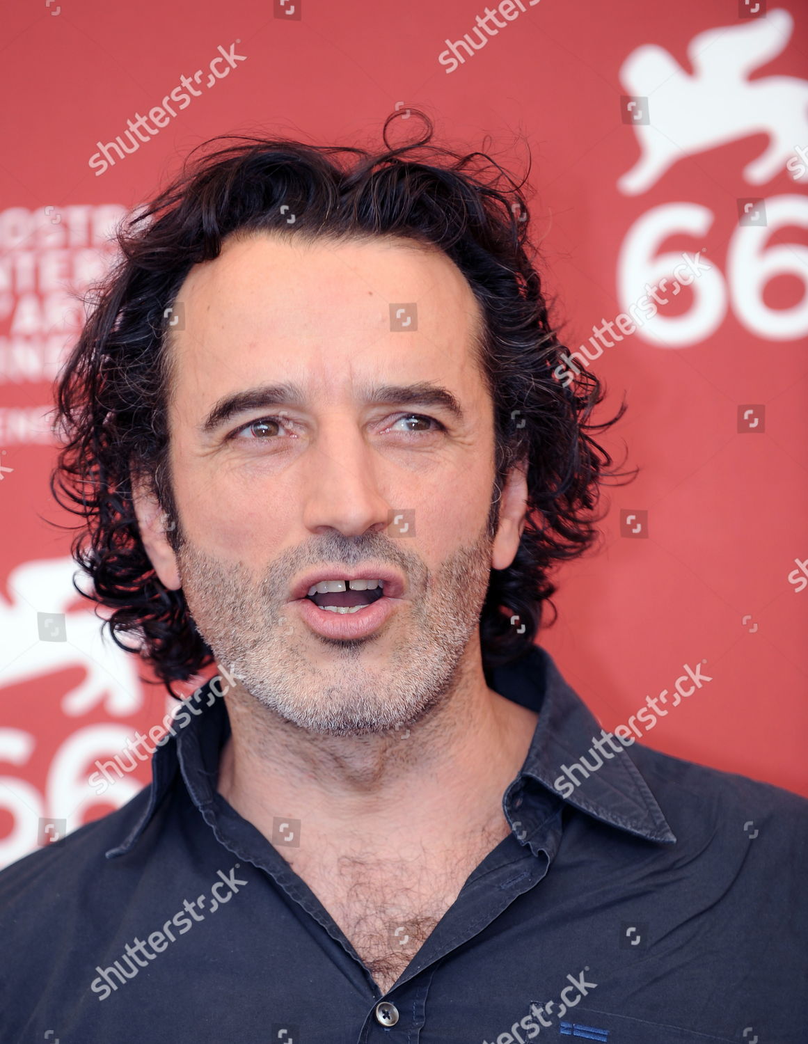 Swiss Actor Bruno Todeschini Poses Photographers Editorial Stock Photo ...