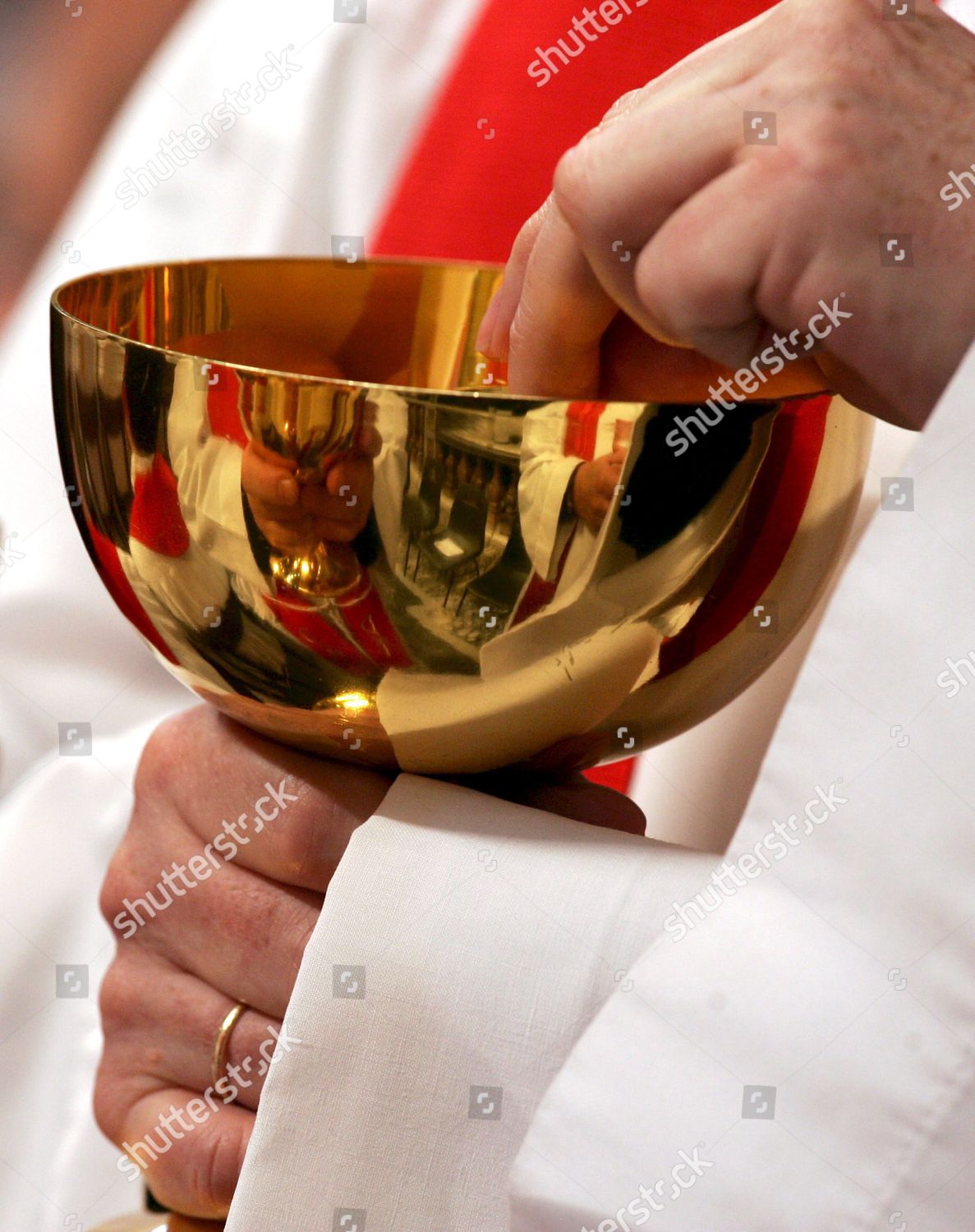 Distribution Holy Communion During Rith Ot Editorial Stock Photo ...