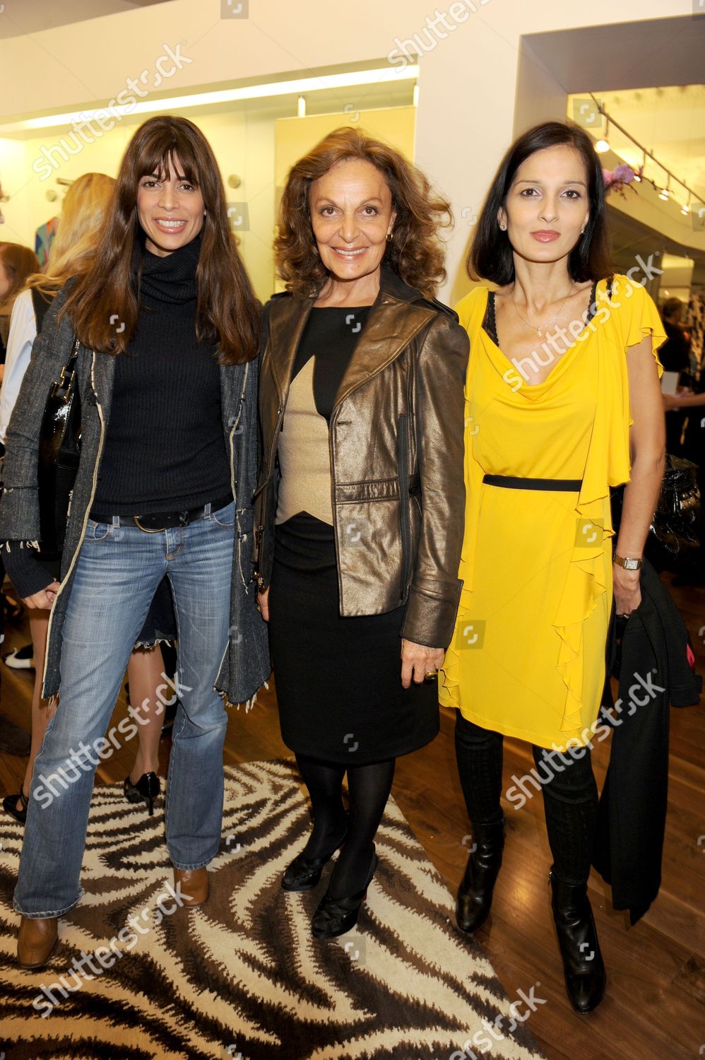 Lisa Bilton Diane Von Furstenberg Yasmin Editorial Stock Photo - Stock ...