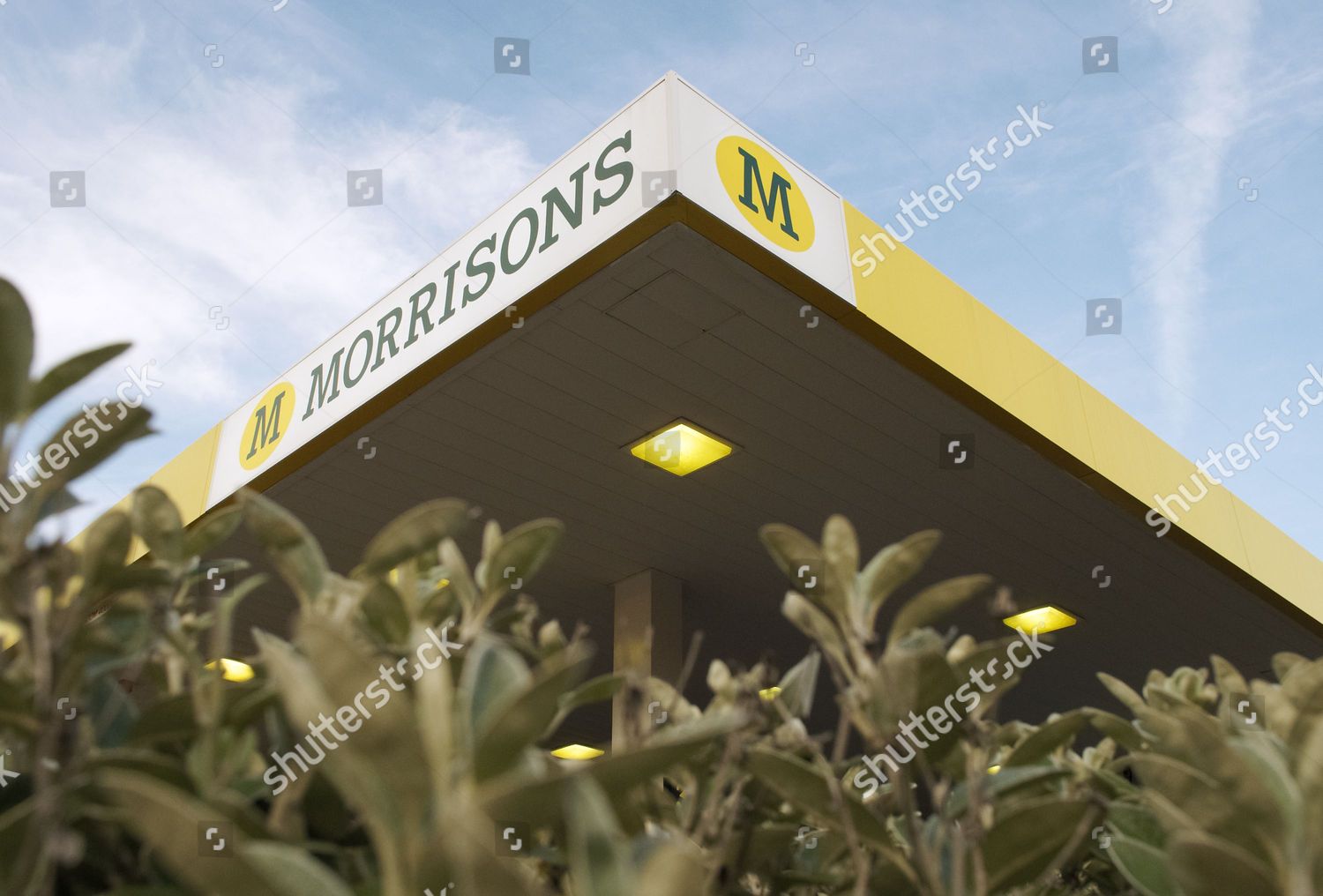 Roof Morrisons Petrol Station North London Editorial Stock Photo ...