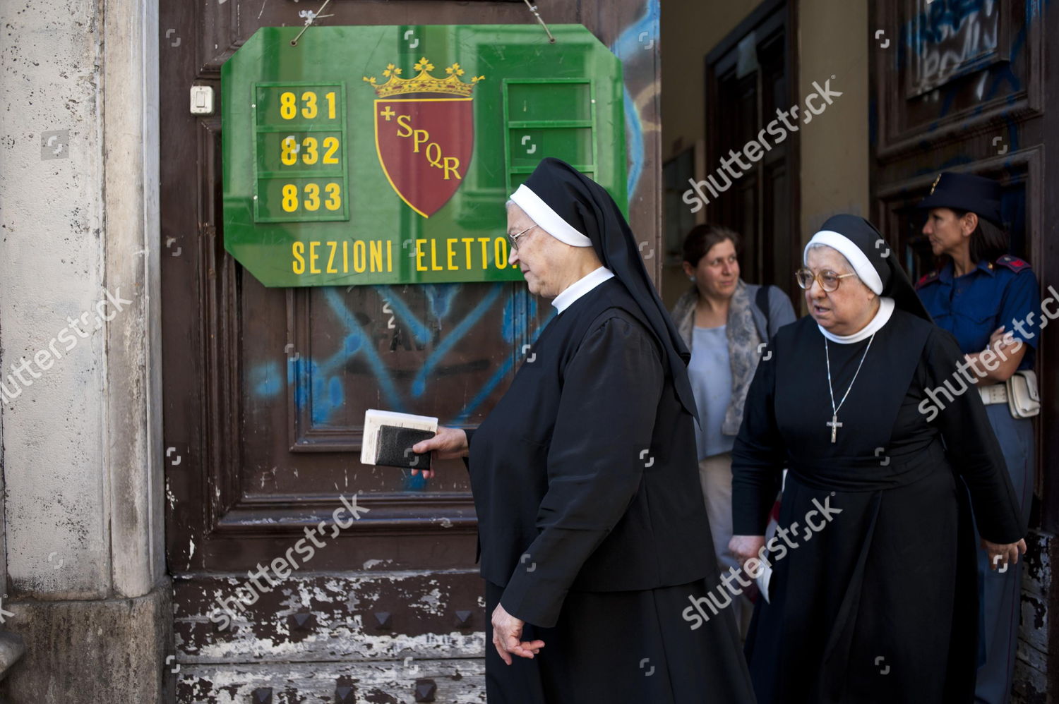 Nuns Enclosed Order Carmelite Monastry Leave Editorial Stock Photo ...