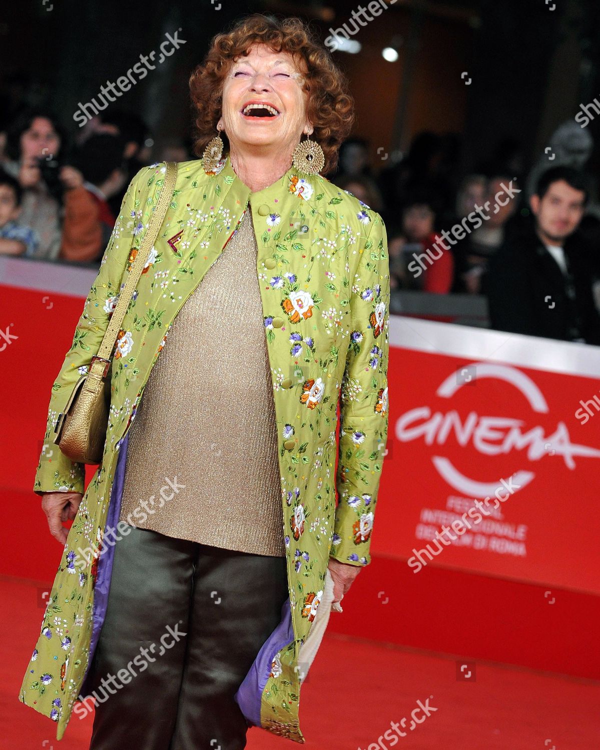 Germanborn Publisher Inge Feltrinelli Poses Upon Editorial Stock Photo ...