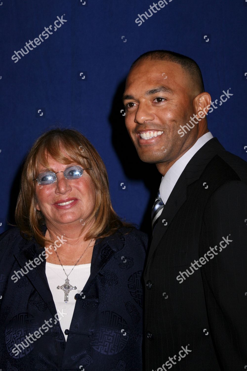Penny Marshall Mariano Rivera Editorial Stock Photo - Stock Image ...