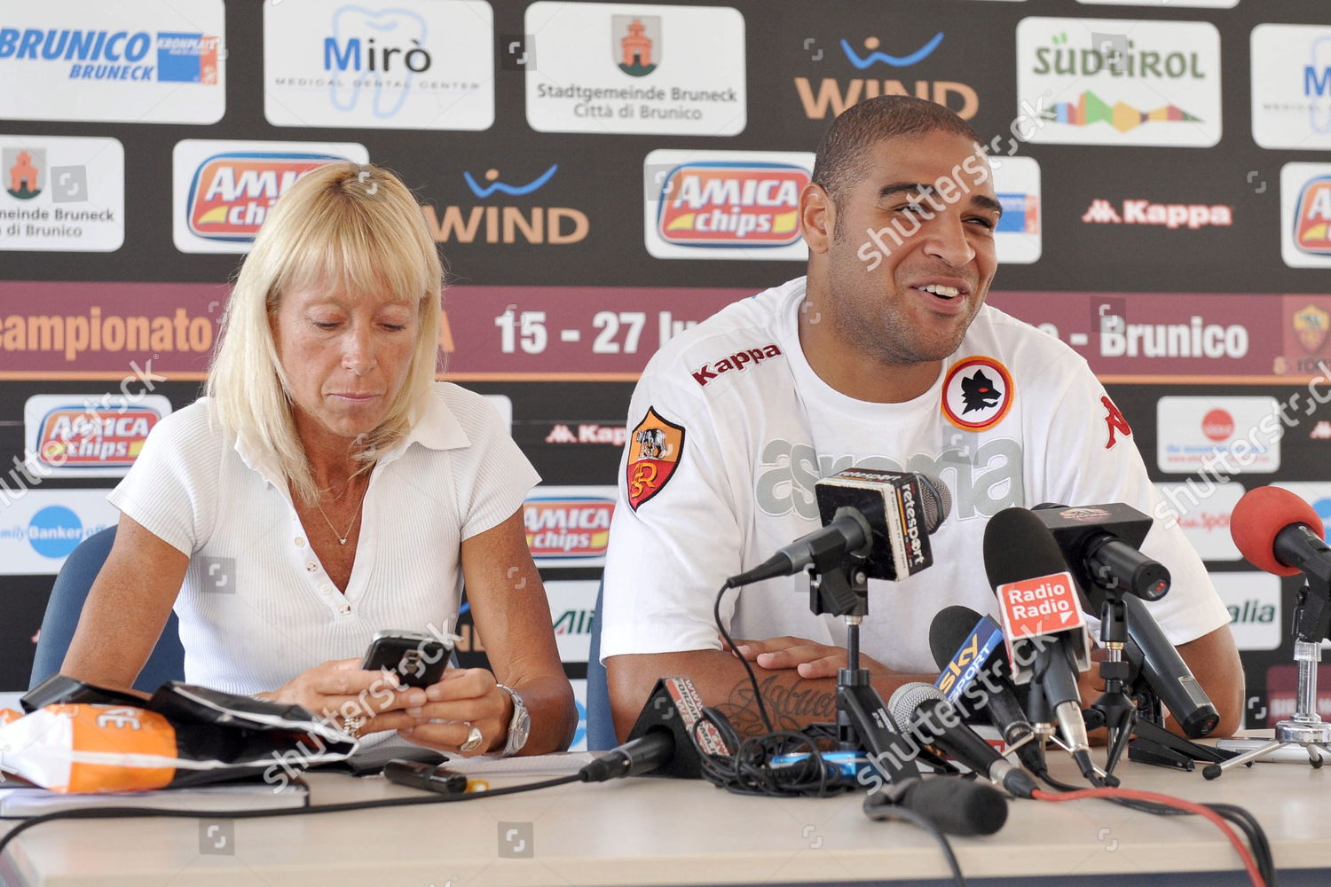 Brazilian Forward Adriano R Elena Turra Editorial Stock Photo - Stock ...