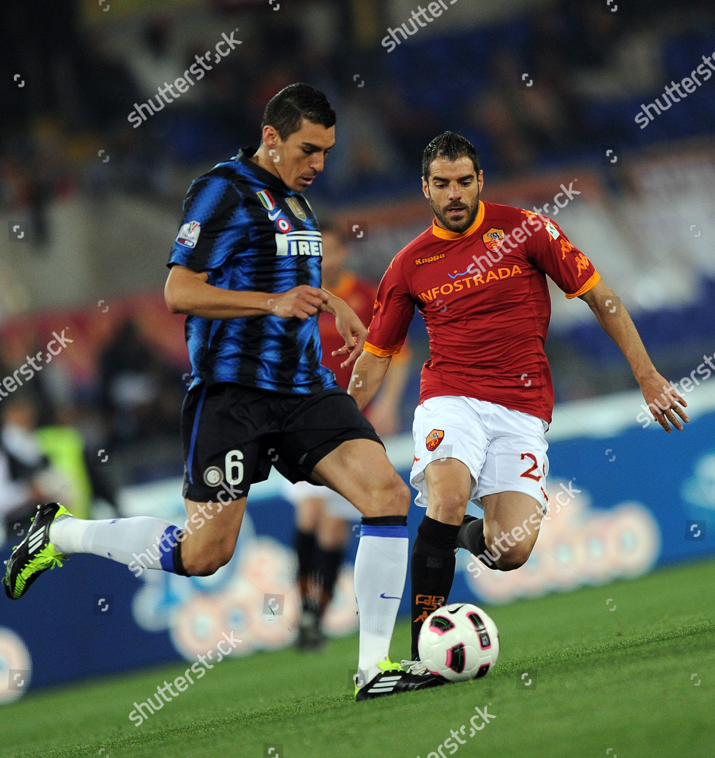 SIMONE PERROTTA R ROMA LUCIO INTER Editorial Stock Photo - Stock Image ...