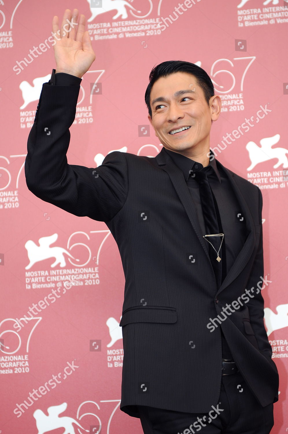 Chinese Actor Andy Lau Poses During Editorial Stock Photo - Stock Image ...