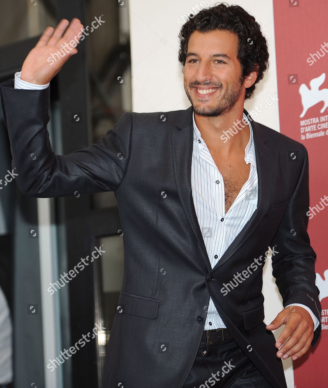 Italian Actor Francesco Scianna Poses During Editorial Stock Photo ...