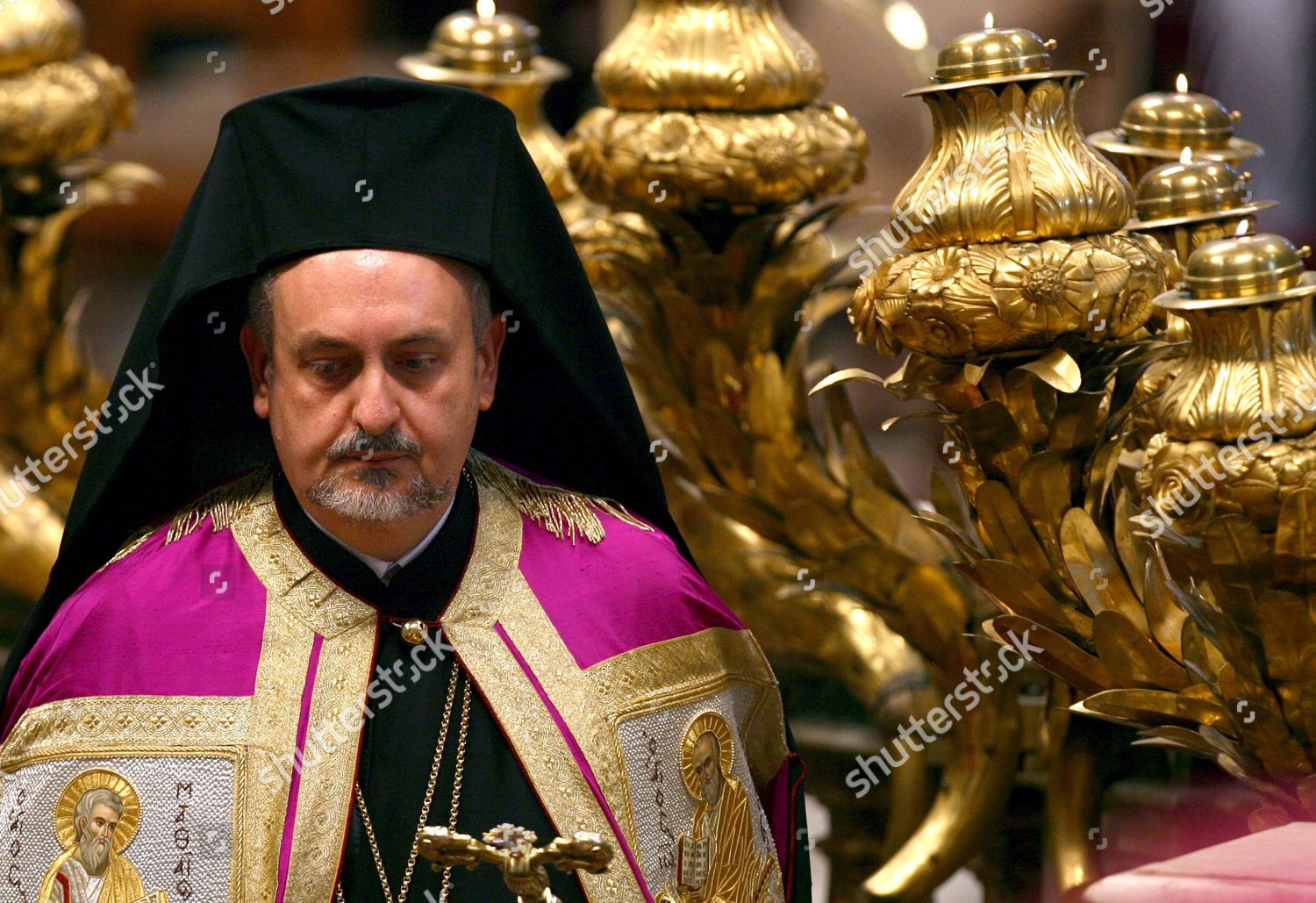 Emmanuel Adamakis Orthodox Archibishop France R Editorial Stock Photo ...