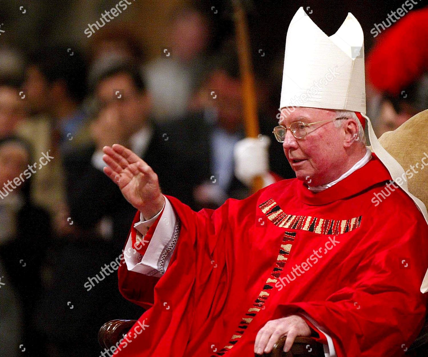 Cardinal James Francis Stafford Officiates Solemn Editorial Stock Photo ...