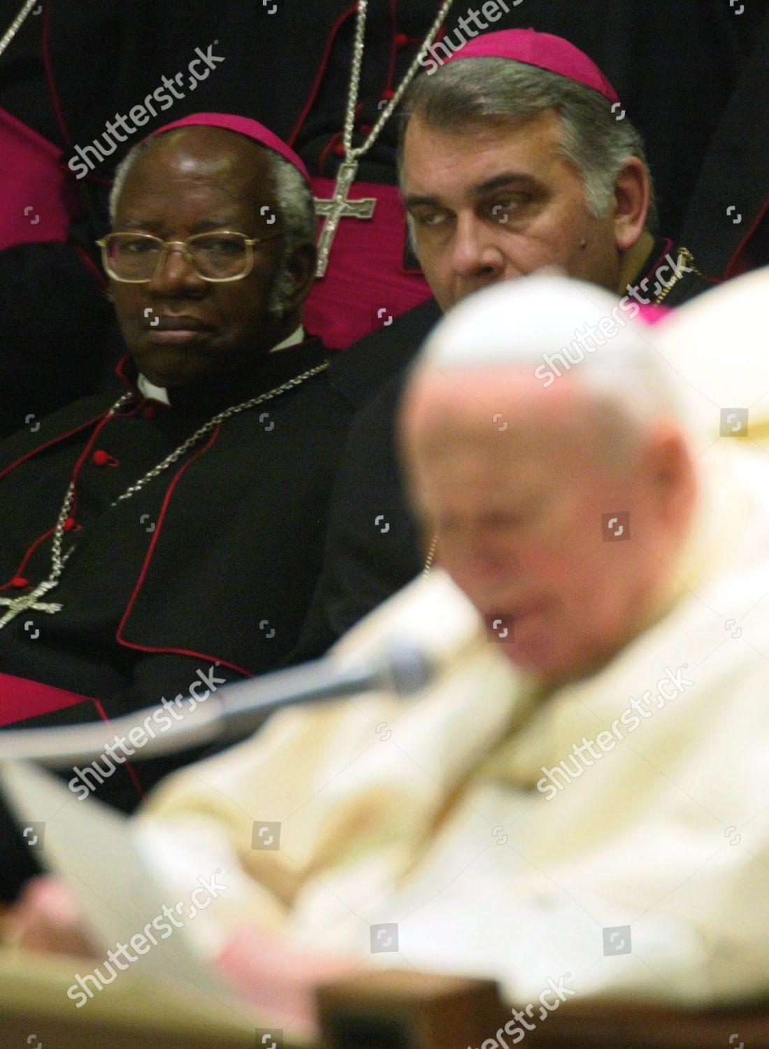 Archbishop Emmanuel Milingo L Looks Pope Editorial Stock Photo - Stock ...