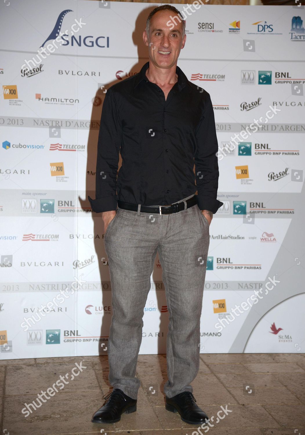 Italian Actor Aniello Arena Poses Prior Editorial Stock Photo - Stock ...