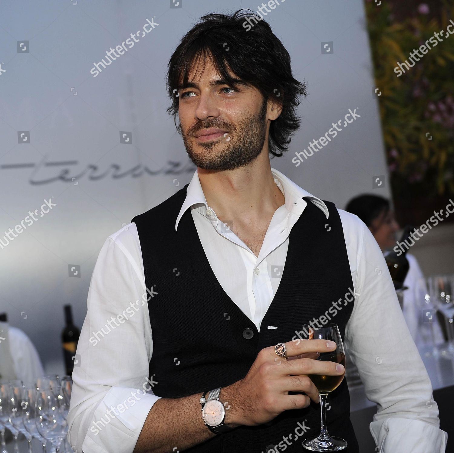 Italian Actor Giulio Berruti Poses Photographers Editorial Stock Photo ...