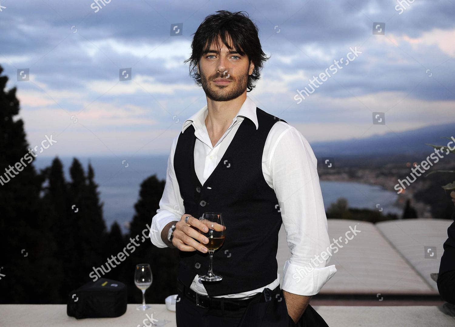 Italian Actor Giulio Berruti Poses Photographers Editorial Stock Photo ...