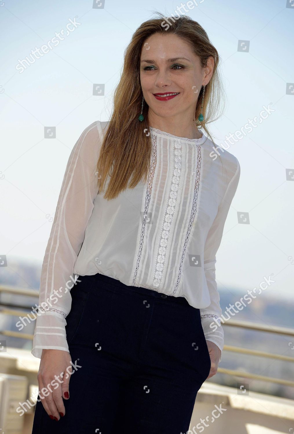 Italian Actresscast Member Fabrizia Sacchi Poses Editorial Stock Photo ...