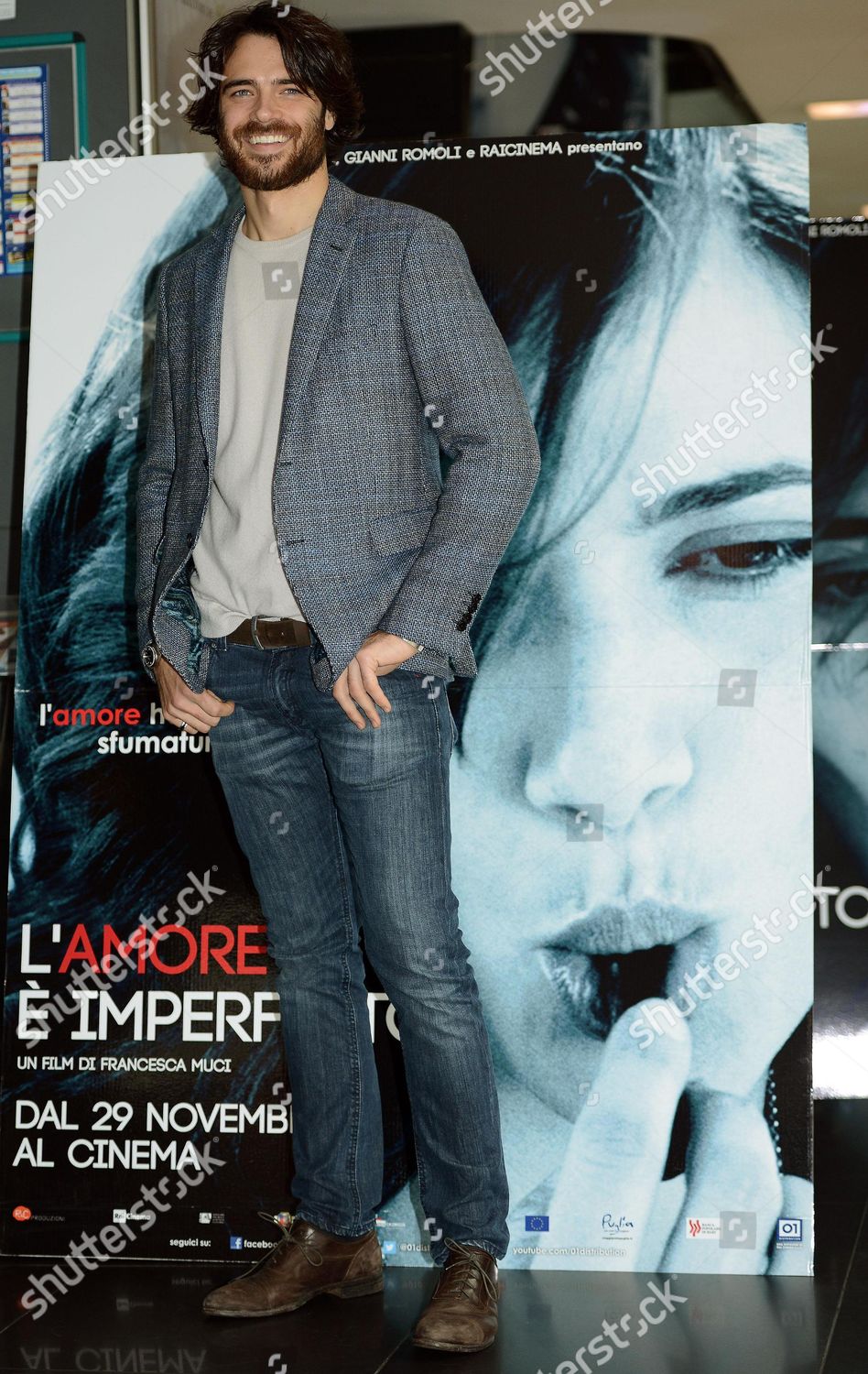 Italian Actor Giulio Berruti Poses Photographs Editorial Stock Photo ...