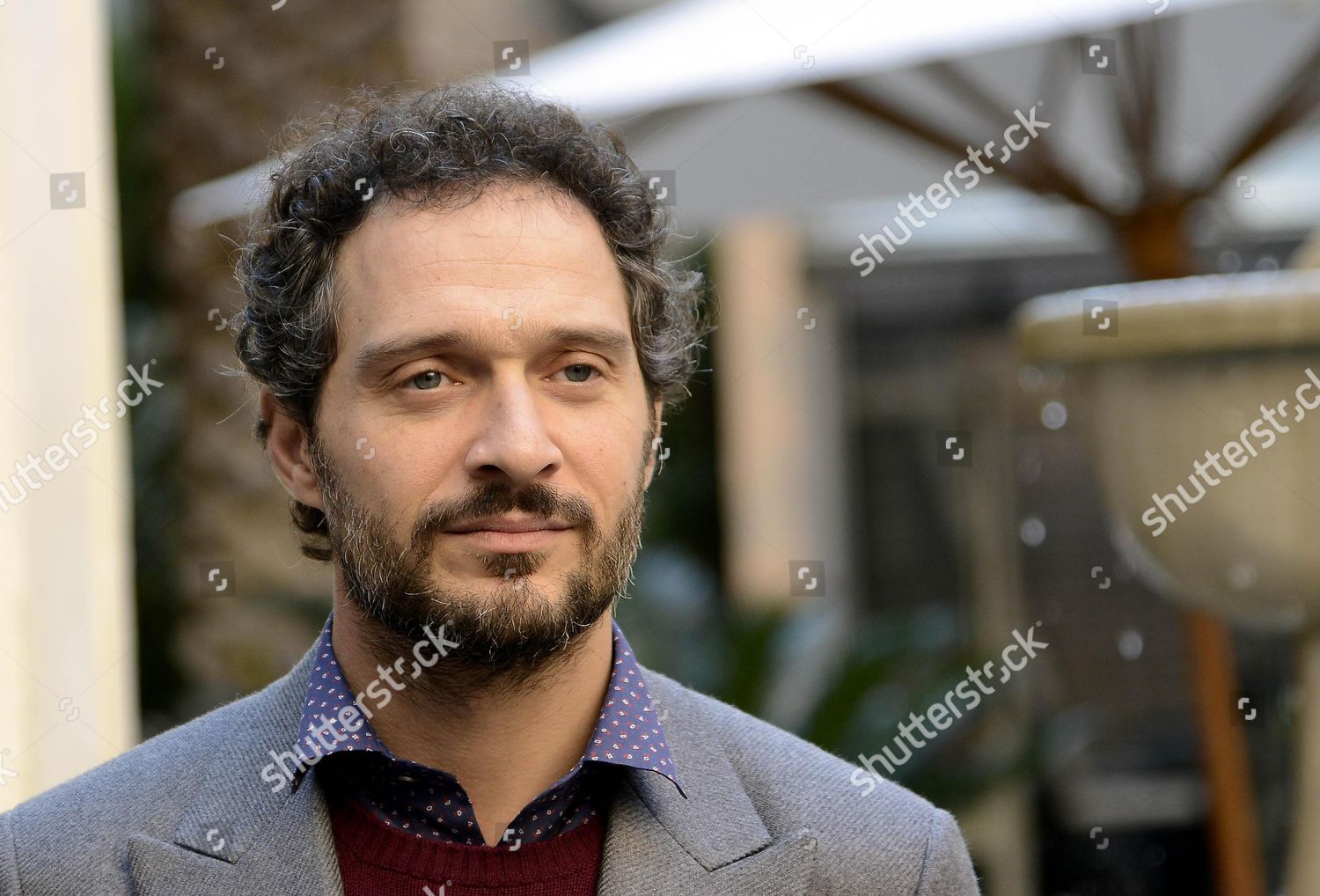 Italian Actor Claudio Santamaria Poses Photographs Editorial Stock ...