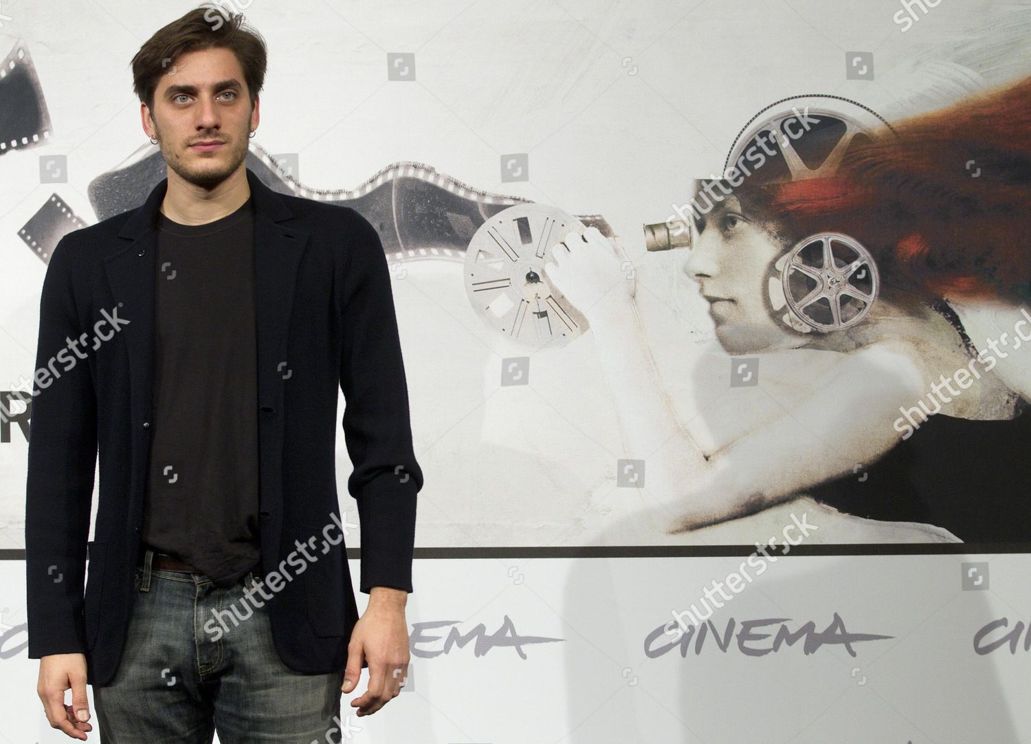 Italian Actor Luca Marinelli Poses Photographers Editorial Stock Photo ...