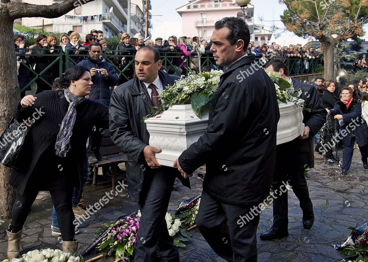 Coffin Coco Campolongo Carried During Funeral Editorial Stock Photo ...