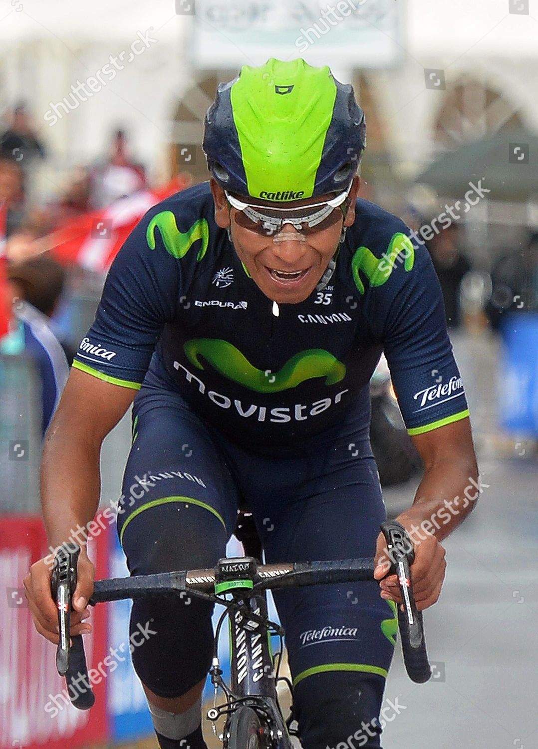 Colombian Cyclist Nairo Quintana Team Movistar Editorial Stock Photo ...