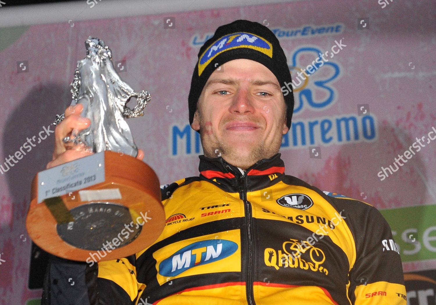 Winner German Gerald Ciolek Mtnqubeka Celebrates Editorial Stock Photo ...