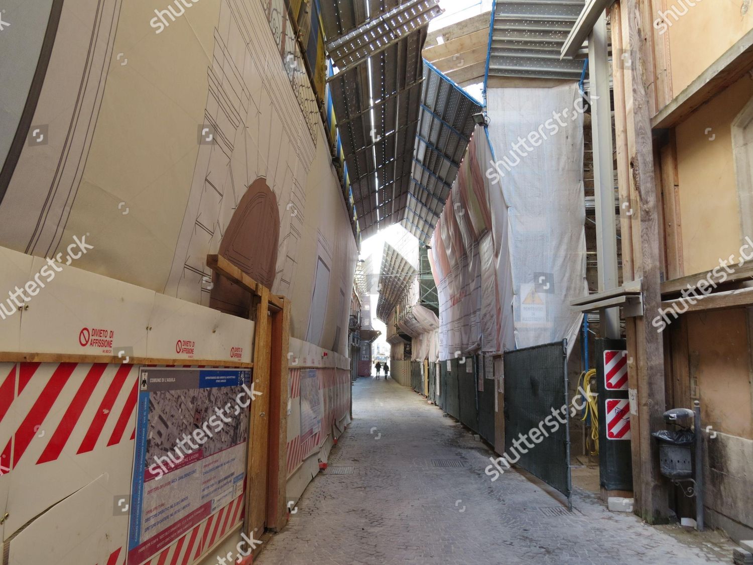 Shopping Area Quattro Cantoni Pictured Construction Editorial Stock ...