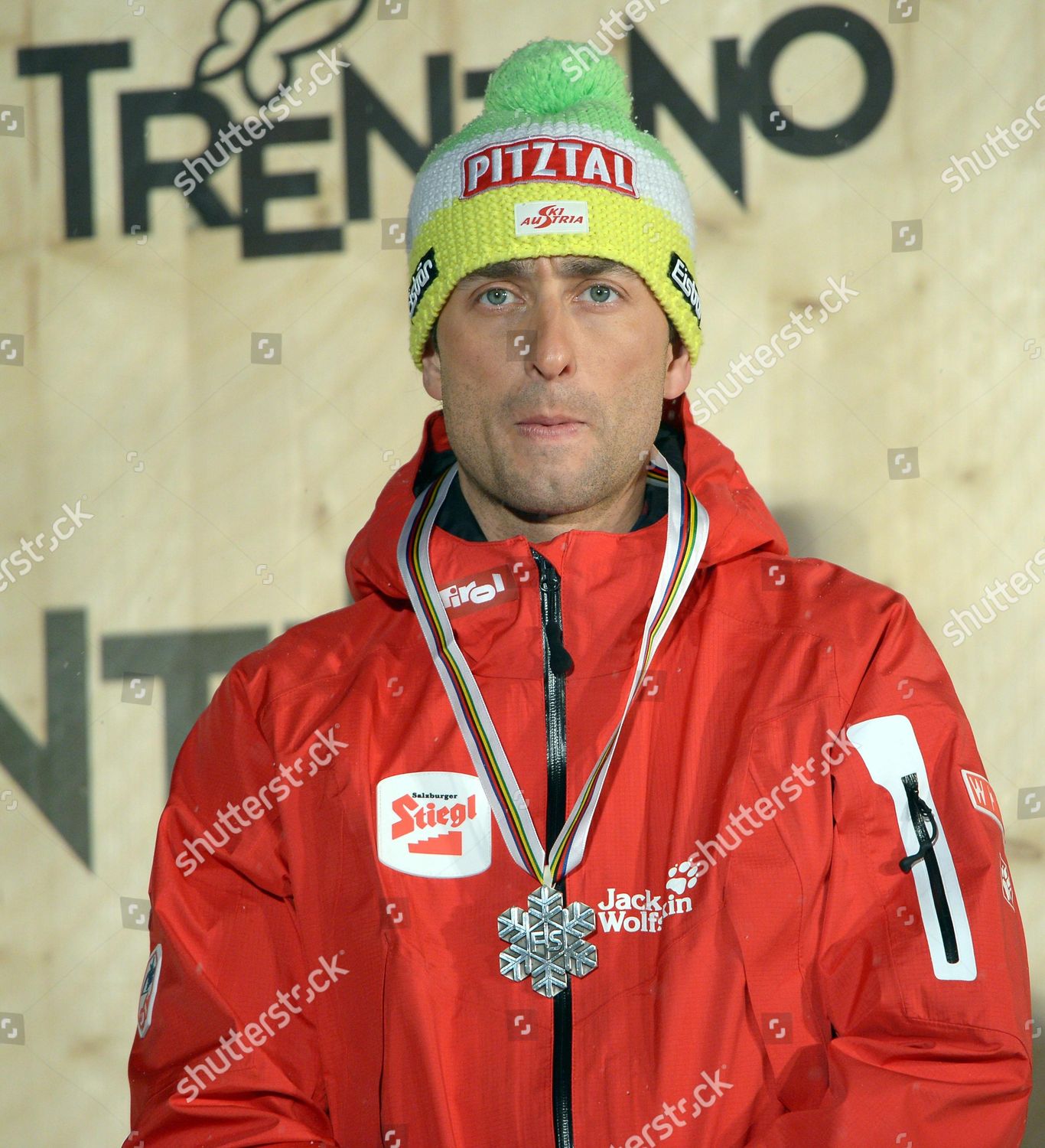 Mario Stecher Austria Silver Medal Poses Editorial Stock Photo - Stock ...