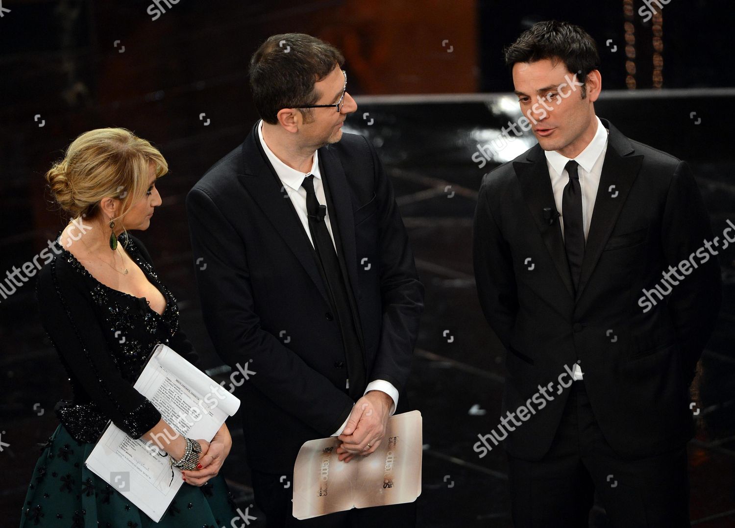 Italian Television Presenter Fabio Fazio C Editorial Stock Photo ...