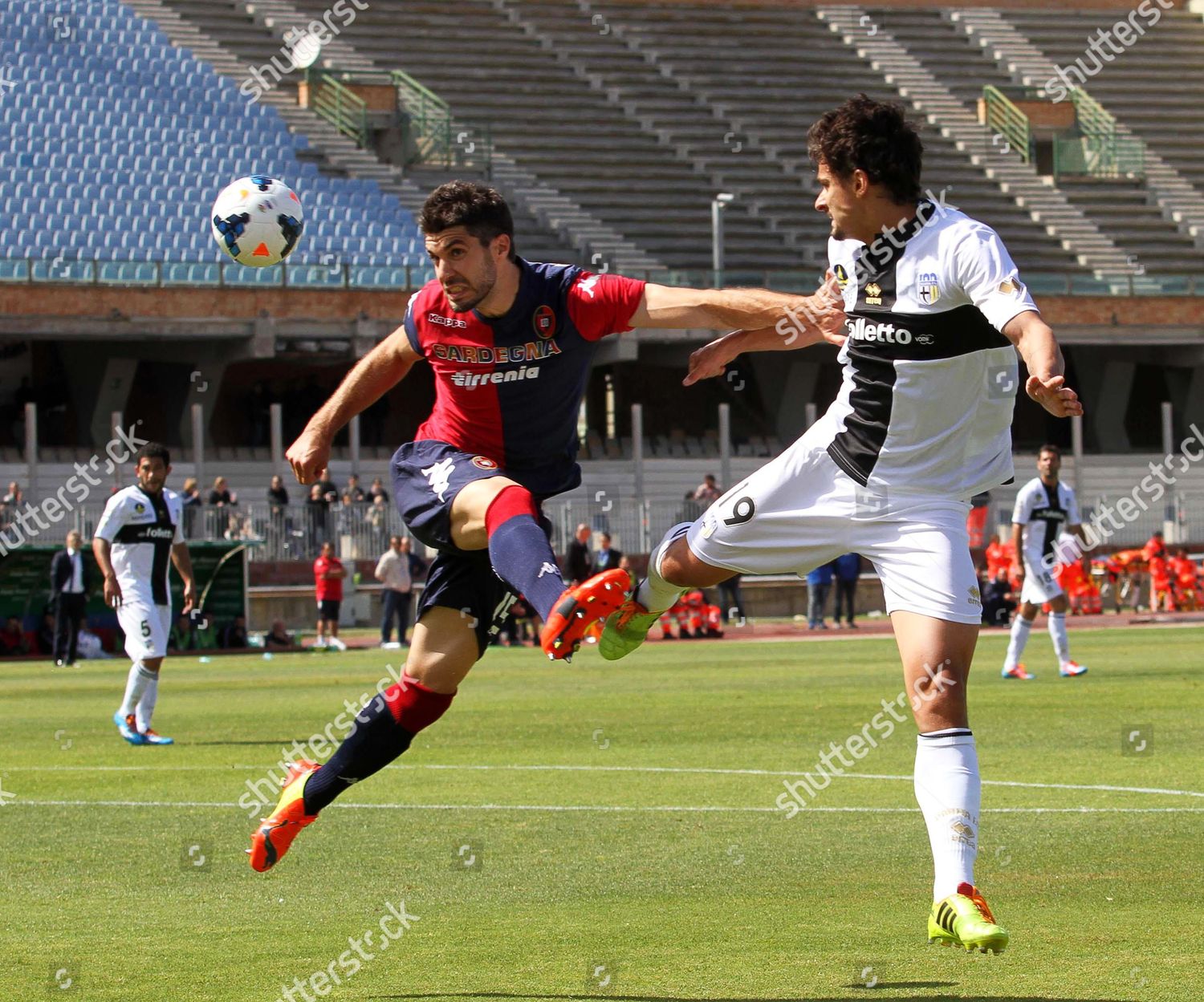 Cagliaris Luca Rossettini L Action Against Editorial Stock Photo ...