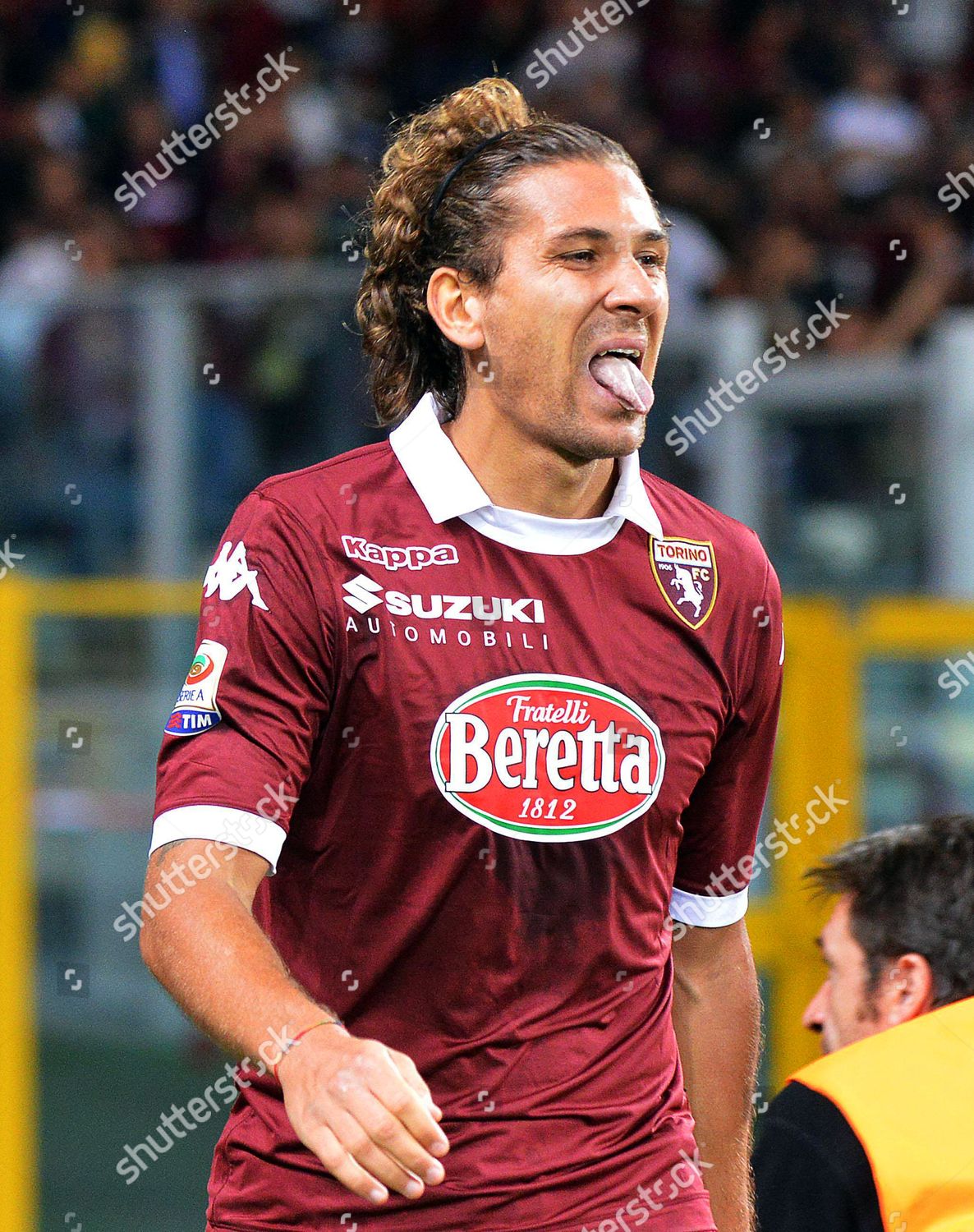 Torinos Alessio Cerci Reacts After Scoring Editorial Stock Photo ...