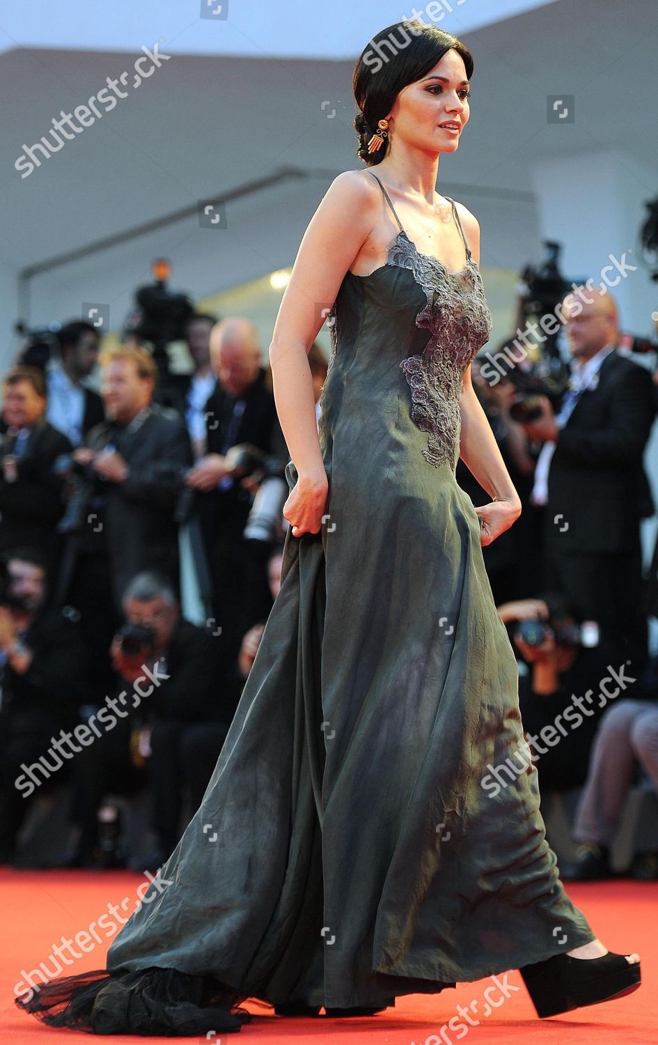 Italian Actress Romina Mondello Arrive On Editorial Stock Photo - Stock ...