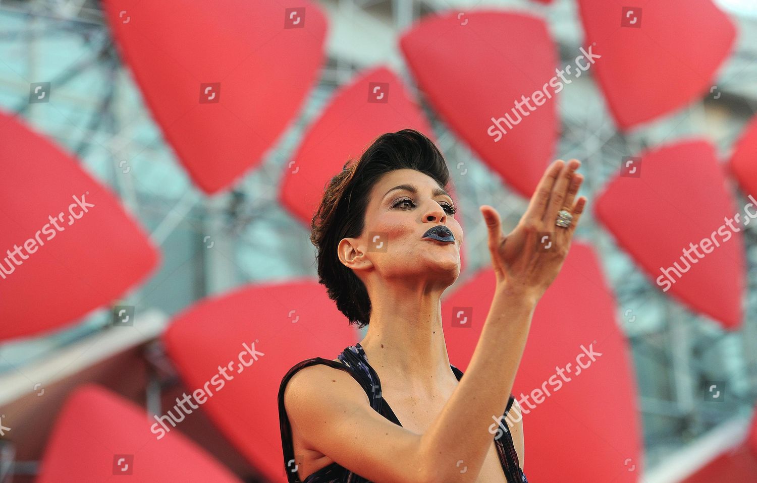 Italian Actress Giulia Bevilacqua Arrives On Editorial Stock Photo ...
