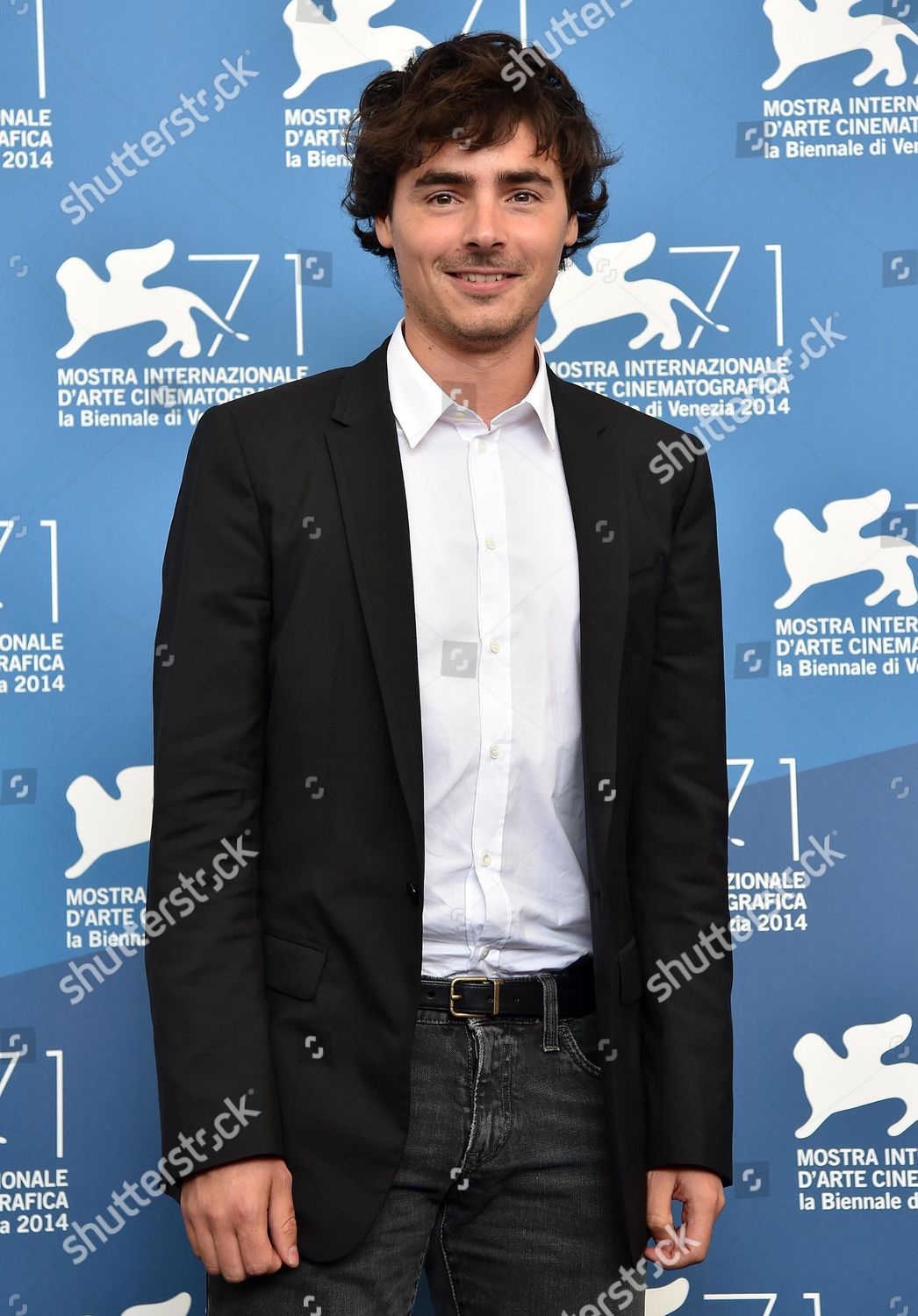 Italian Actor Edoardo Natoli Poses During Editorial Stock Photo - Stock ...