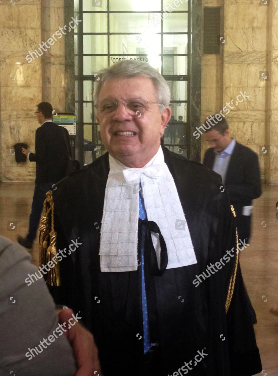 Pietro Longo Defence Lawyer Former Italian Editorial Stock Photo ...