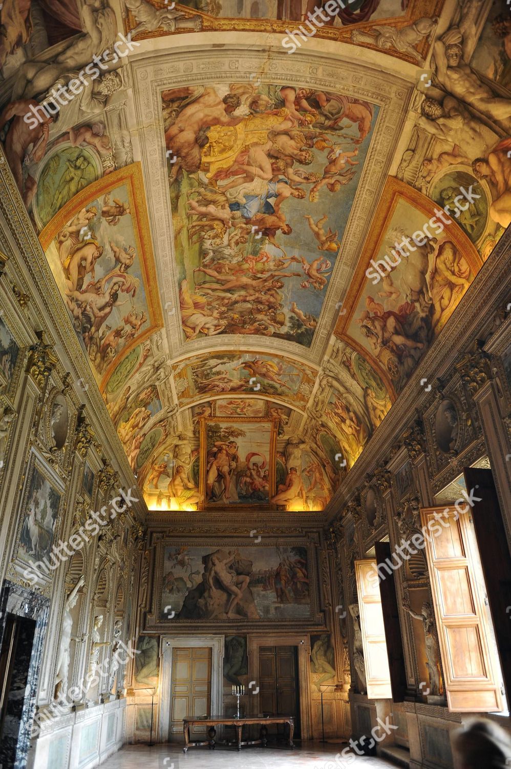 View Loves Gods Frescoes Carracci Gallery Editorial Stock Photo - Stock ...