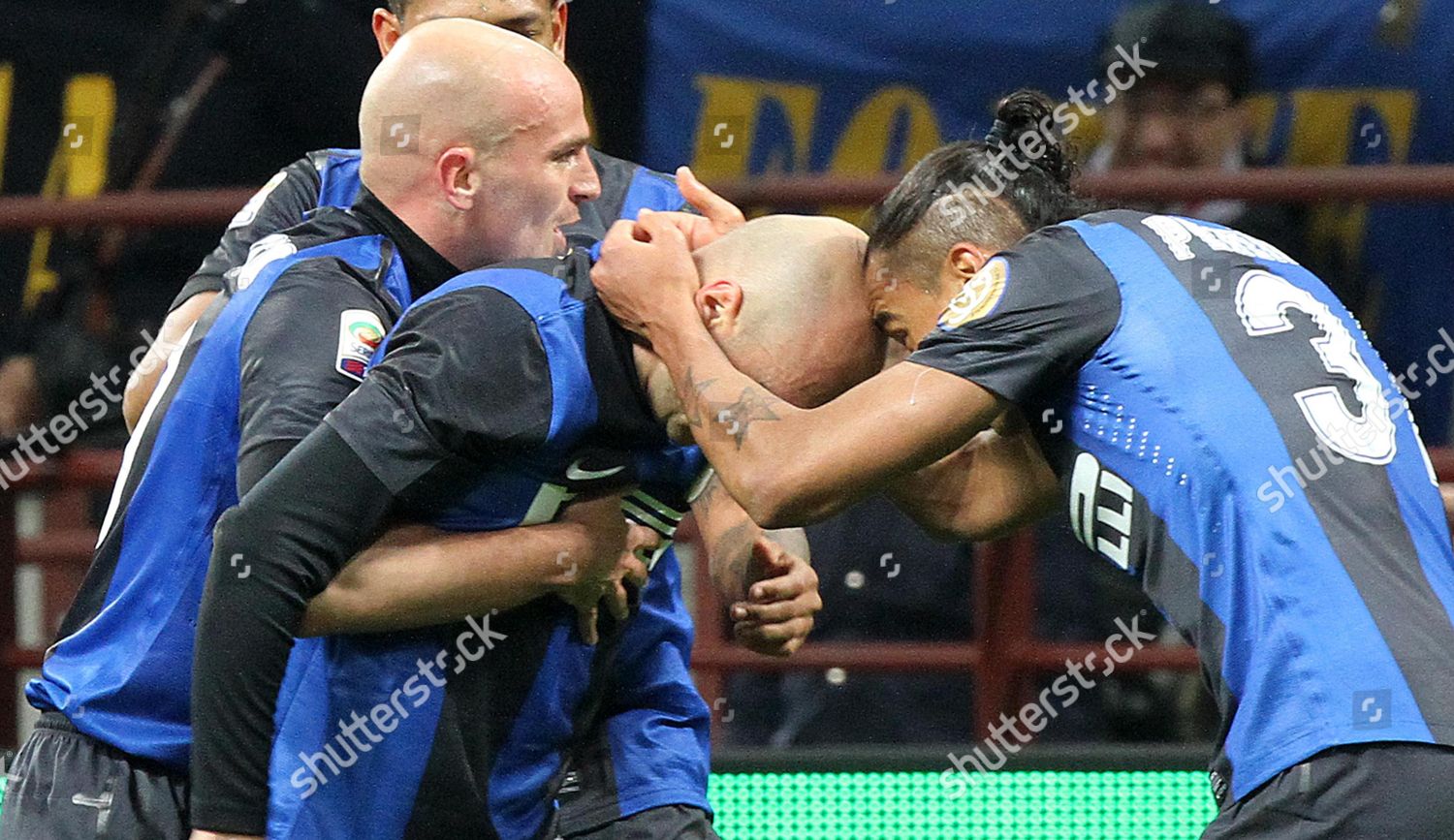 Inter Milan Forward Tommaso Rocchi Celebrates Editorial Stock Photo ...