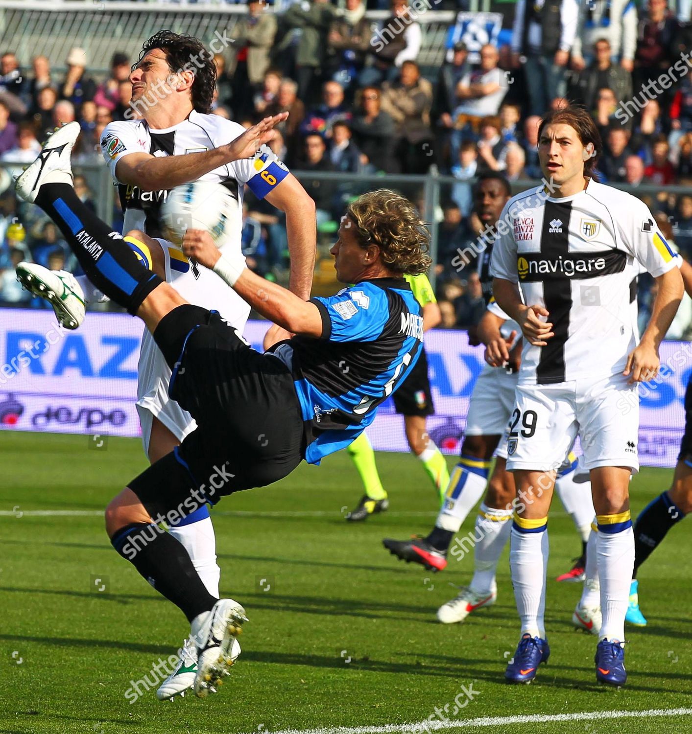 Atalantas Defender Thomas Manfredini C Scores Editorial Stock Photo ...