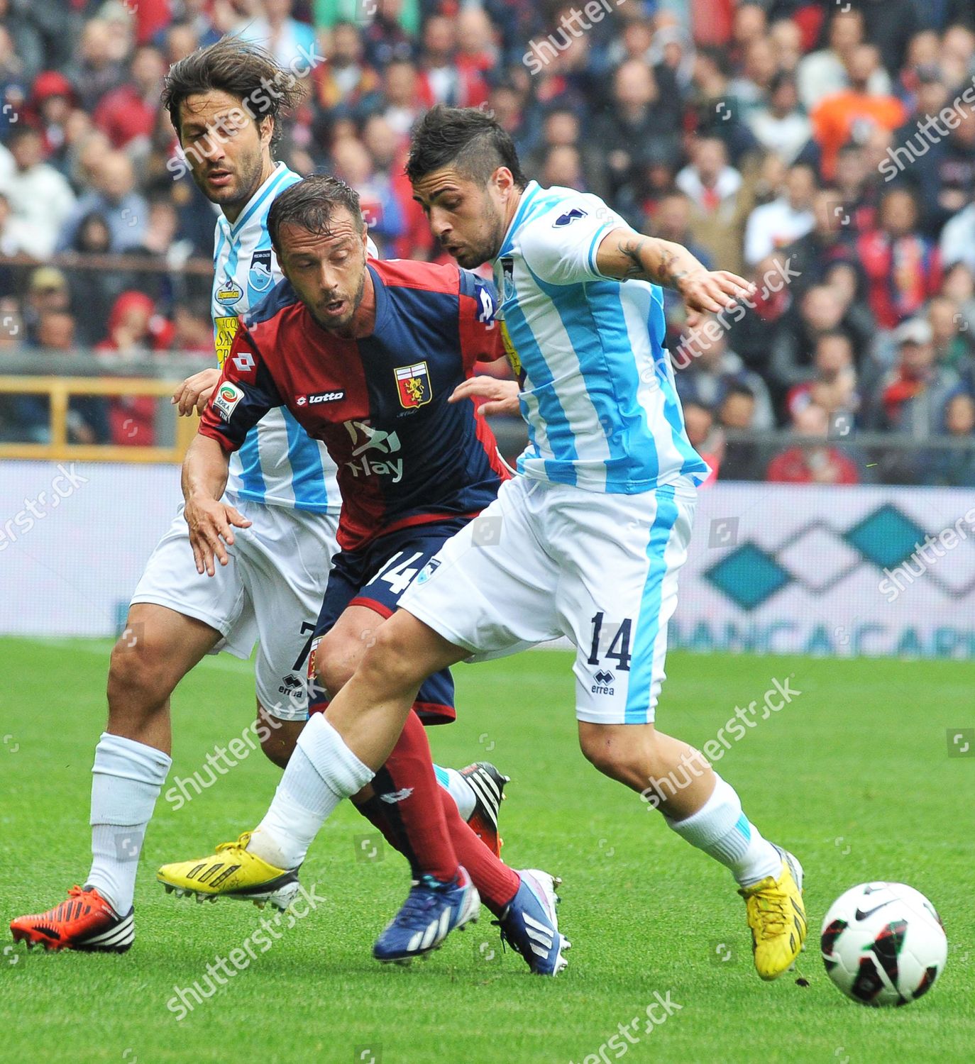 Marco Rigoni C Genoa Vies Ball Editorial Stock Photo - Stock Image ...