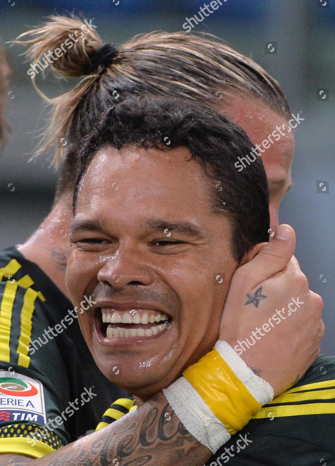 Ac Milans Carlos Bacca Celebrates Teammates Editorial Stock Photo ...
