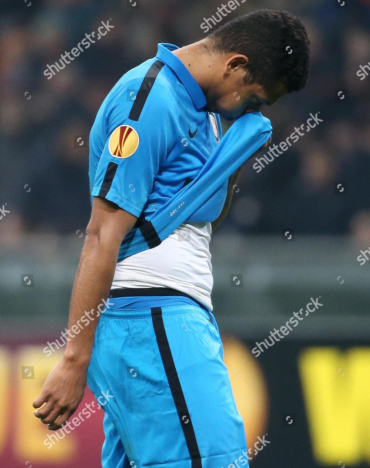Fc Inter Midfielder Freddy Guarin Reacts Editorial Stock Photo - Stock ...