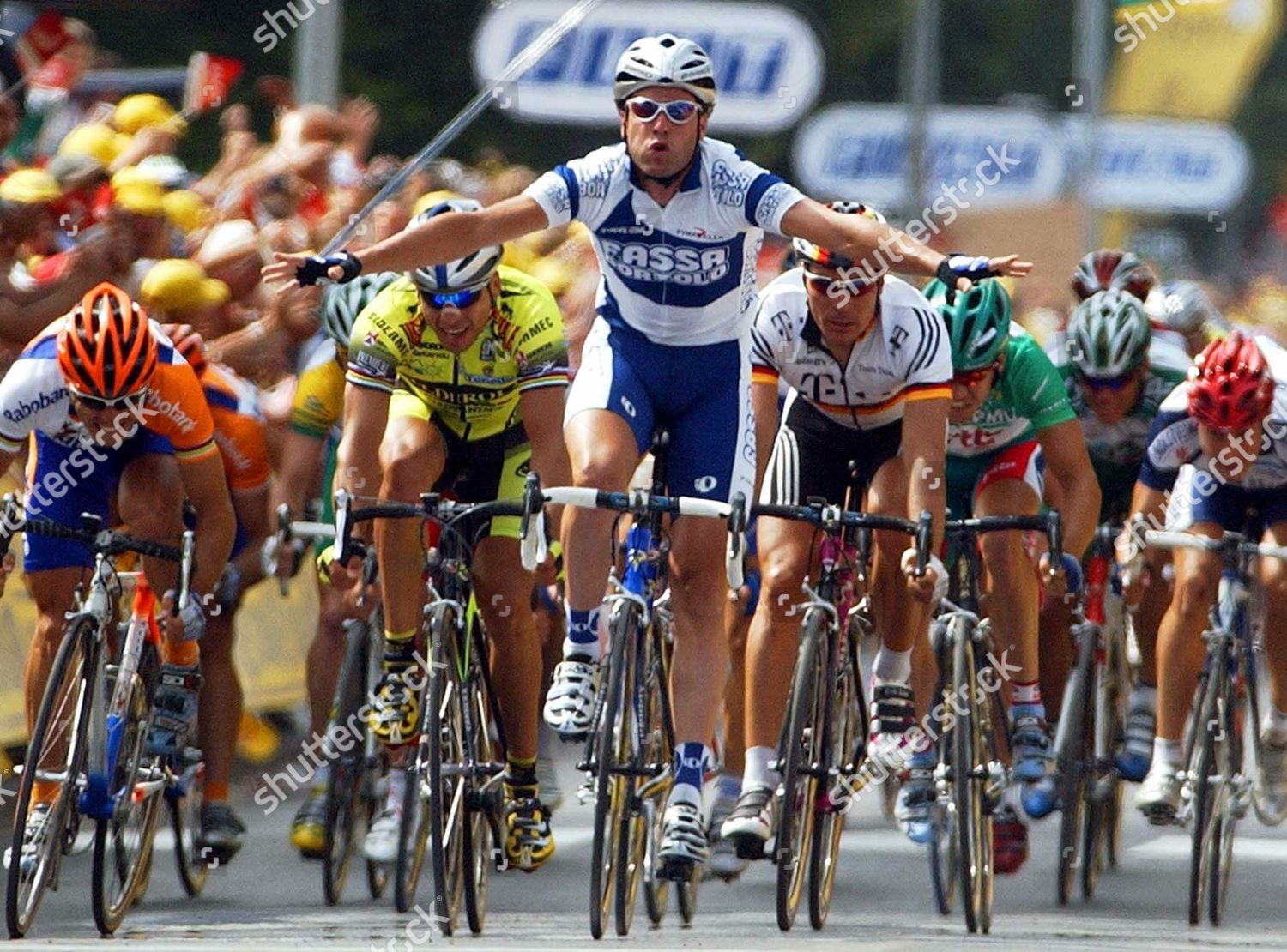 Italian Alessandro Petacchi C Fassa Bortolo Editorial Stock Photo ...