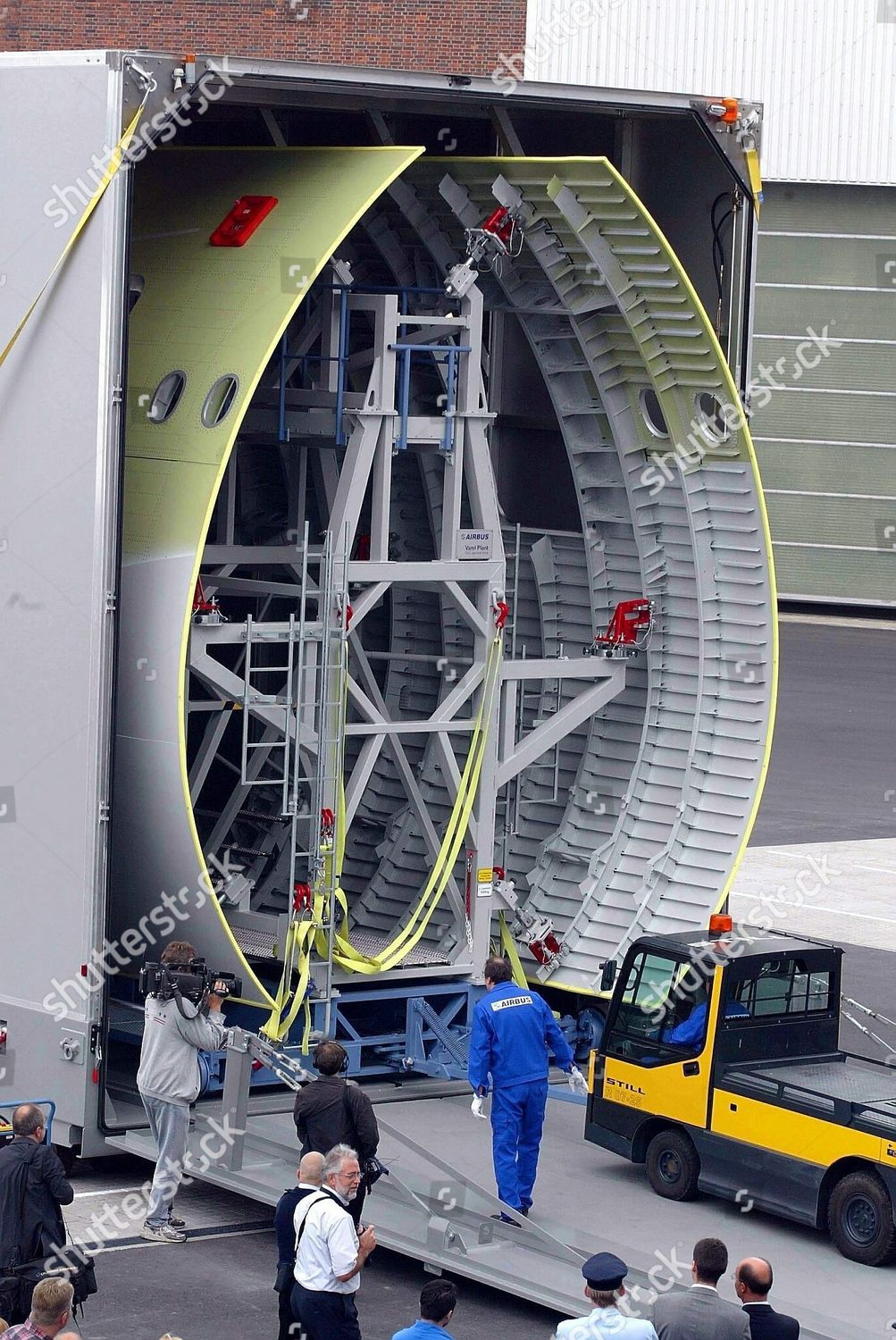 First Fuselage A380 Airbus That Arrived Editorial Stock Photo - Stock ...