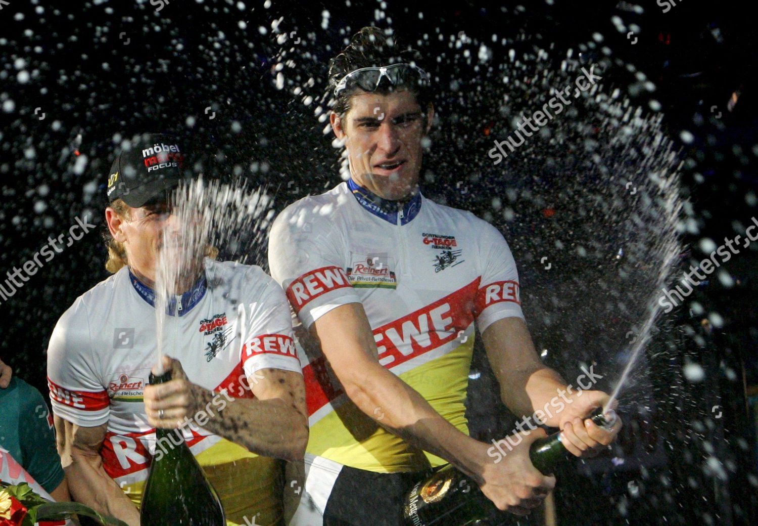Swiss Cyclists Bruno Risi L Celebrates Editorial Stock Photo - Stock ...