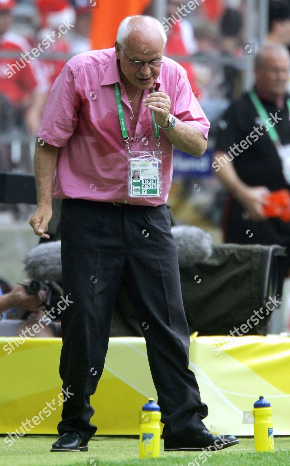 German Coach Otto Pfister Togo Gestures Editorial Stock Photo - Stock ...