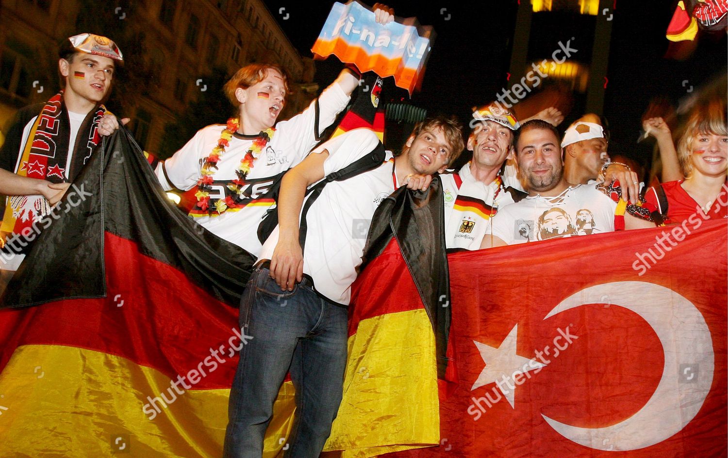 German Turkish Supporters Celebrate After Public Editorial Stock Photo ...