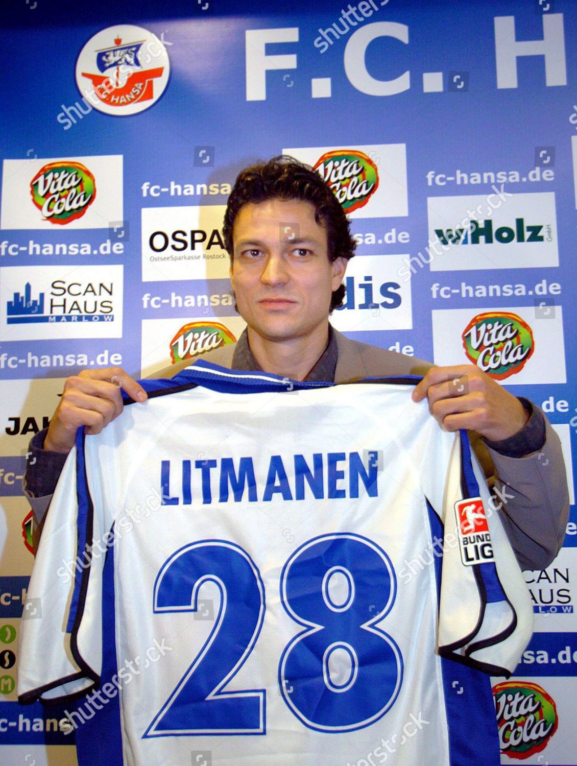 Finnish National Player Jari Litmanen Presents Editorial Stock Photo ...