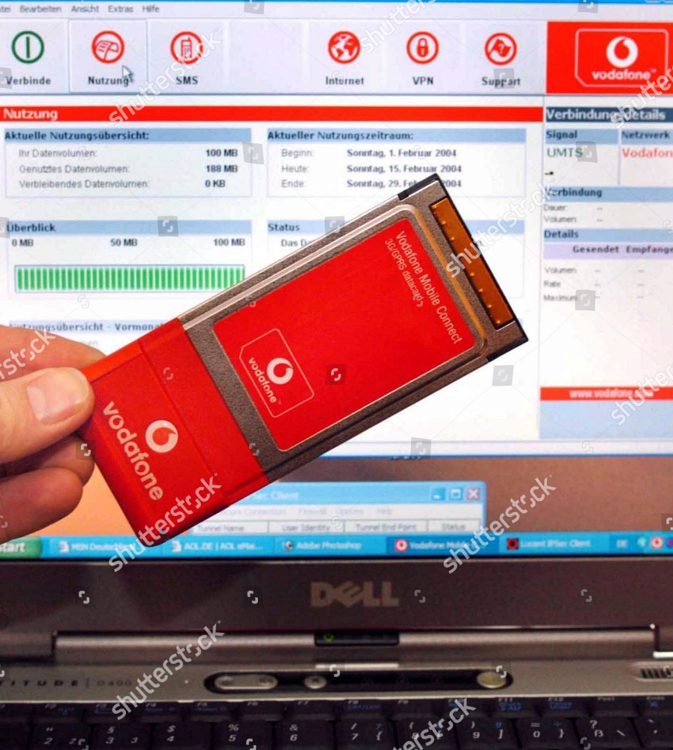 Umts Mobile Connect Card By Vodafone Editorial Stock Photo - Stock ...