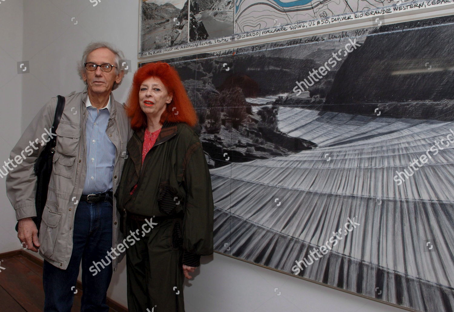 Artists Christo His Wife Jeanneclaude Both Editorial Stock Photo ...