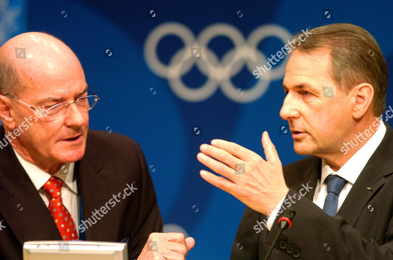 President International Olympic Commitee Ioc Jaques Editorial Stock ...