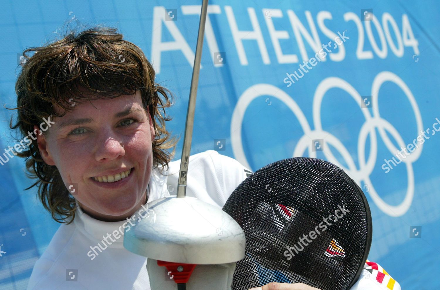 German Fencer Claudia Bokel Posing Her Editorial Stock Photo - Stock ...