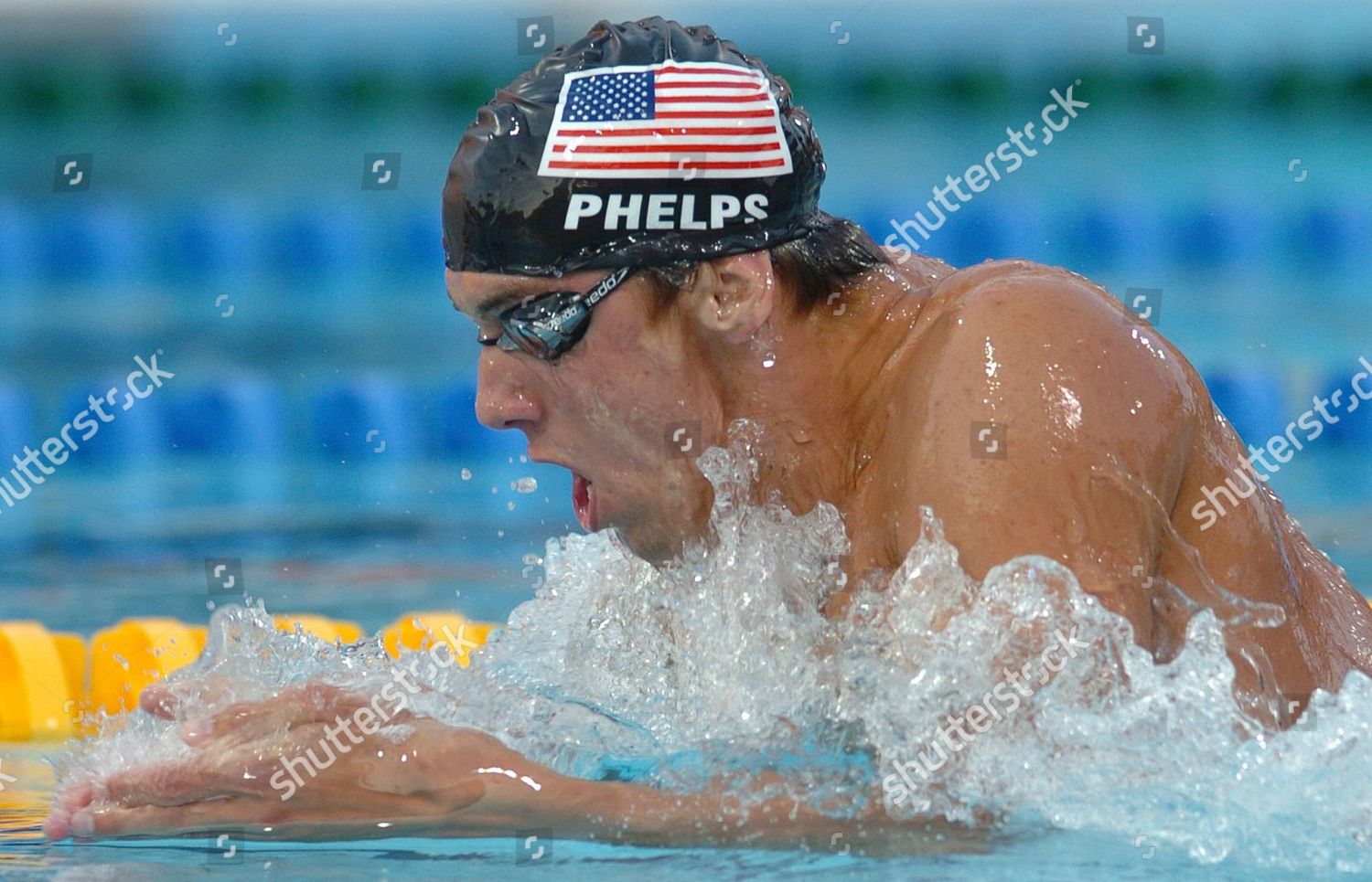 Us Swimmer Michael Phelps On His Editorial Stock Photo - Stock Image ...
